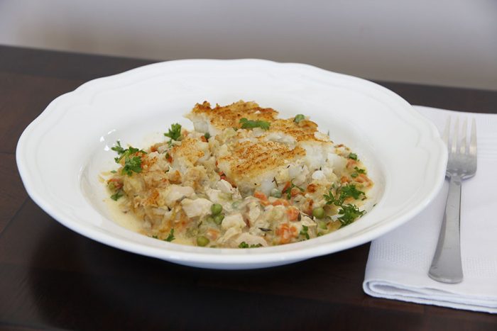 Chicken Pot Pie with Mashed Potato Topping